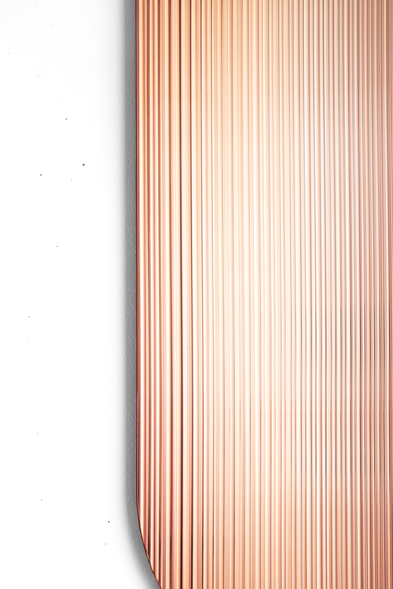 Metal Shift Copper Reflective Art Panel by Rive Roshan – Form Editions